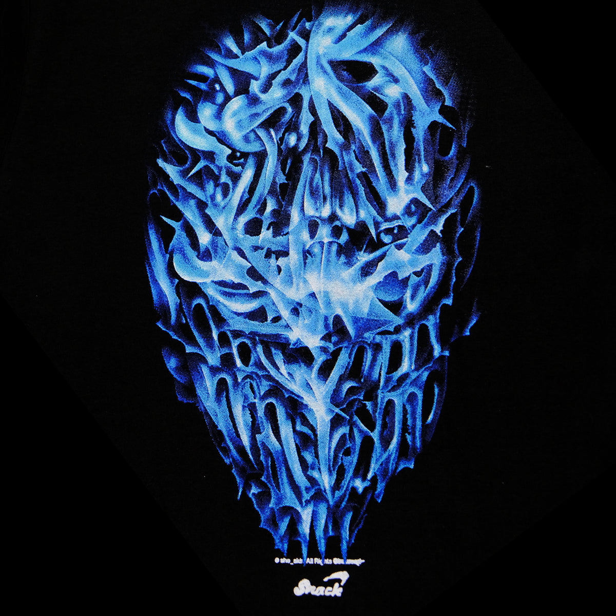 CHROME FACE TEE – Snack Skateboards